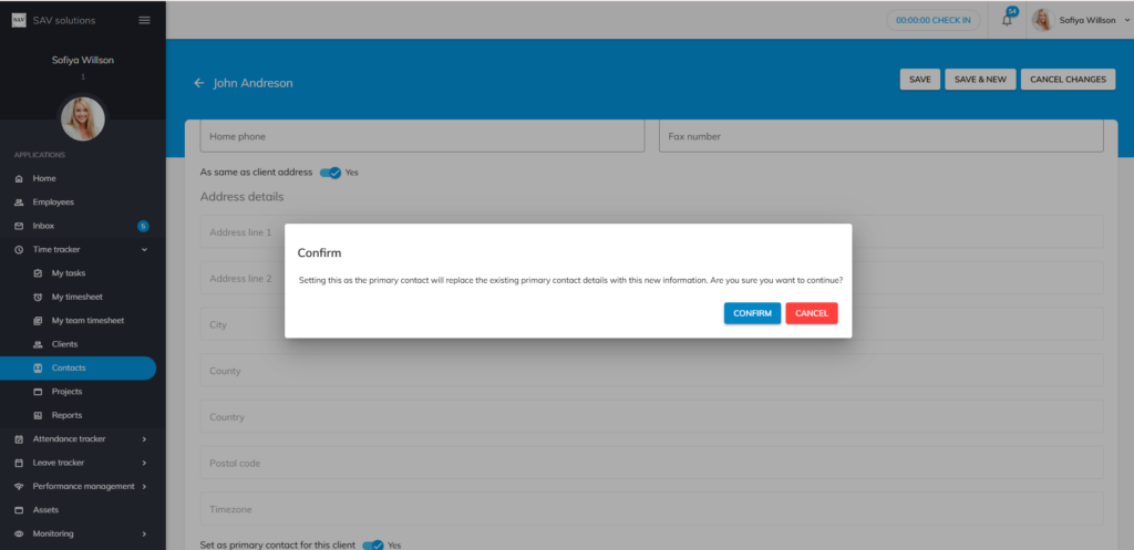Contacts - OfficePortal